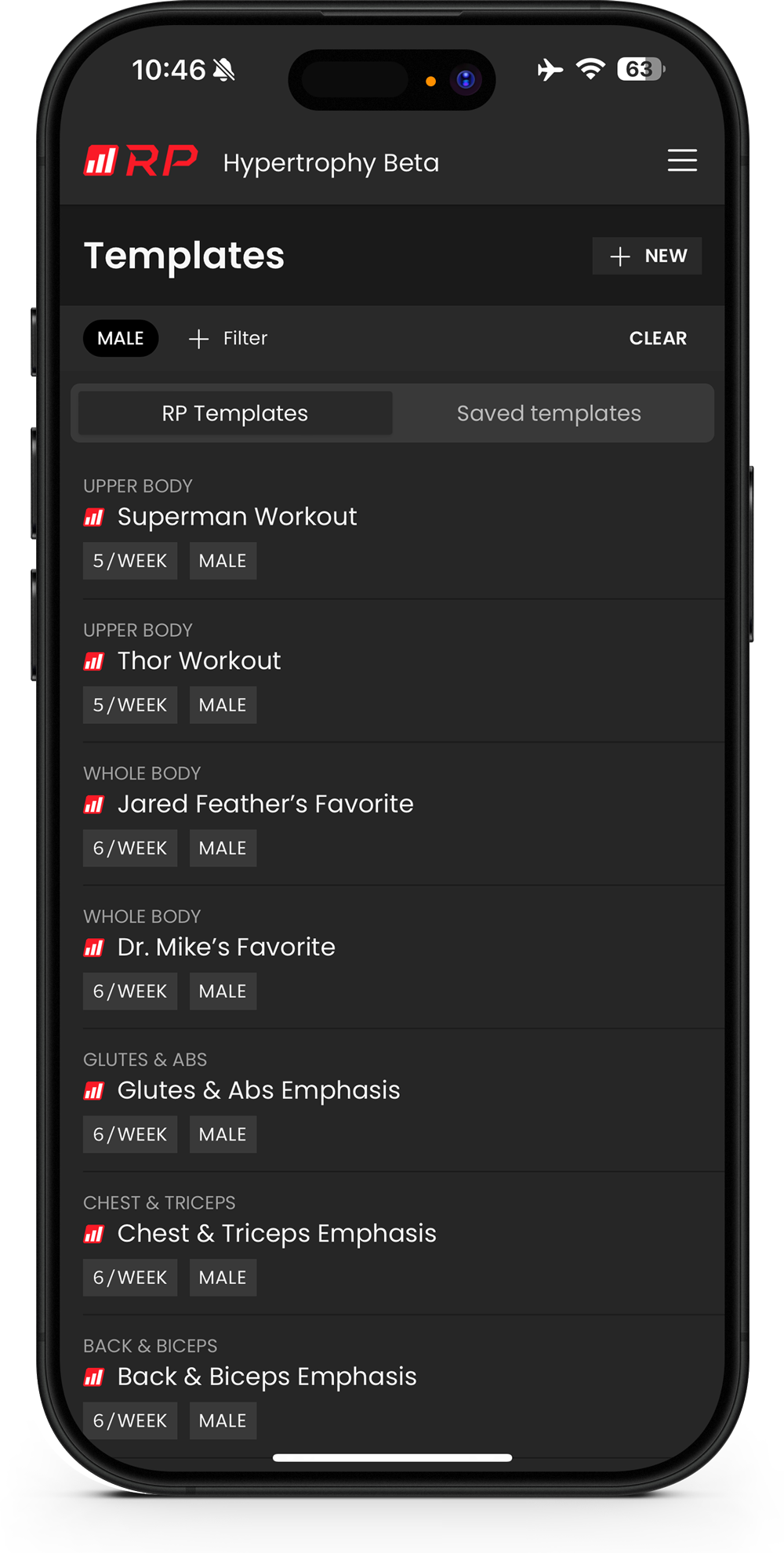 RP Hypertrophy App - Bodybuilding App, Muscle Growth Workouts – RP Strength