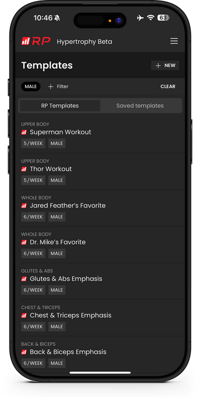 RP Hypertrophy App - Bodybuilding App, Muscle Growth Workouts – RP Strength