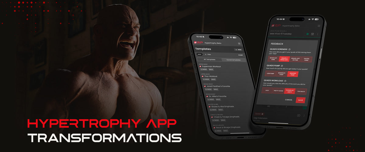 RP Strength Fitness Transformations, Fitness Before and Afters