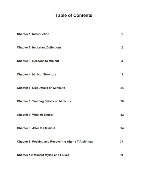 Minicut Manual - EBOOK – RP Strength